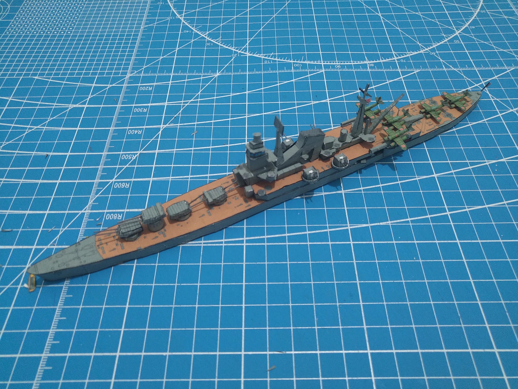 paperhobby: IJN TONE 1/700