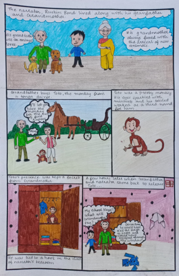 The Adventures of Toto as a comic strip