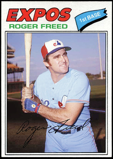 WHEN TOPPS HAD (BASE)BALLS!: NOT REALLY MISSING IN ACTION- 1977 ROGER FREED