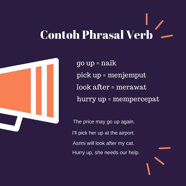 Contoh Phrasal Verb dan Artinya - Serta Contoh Kalimatnya
