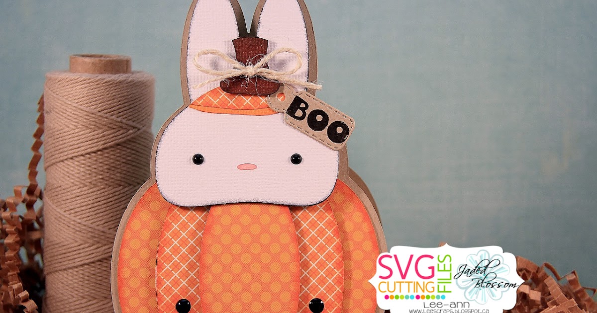 Snappy Scraps: NEW-Bunny Pumpkin Peeker svg