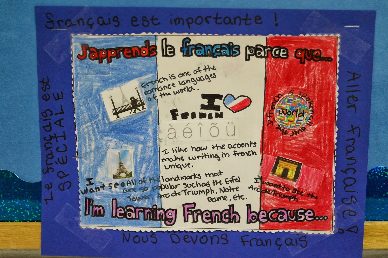 J'apprends le français parce que...