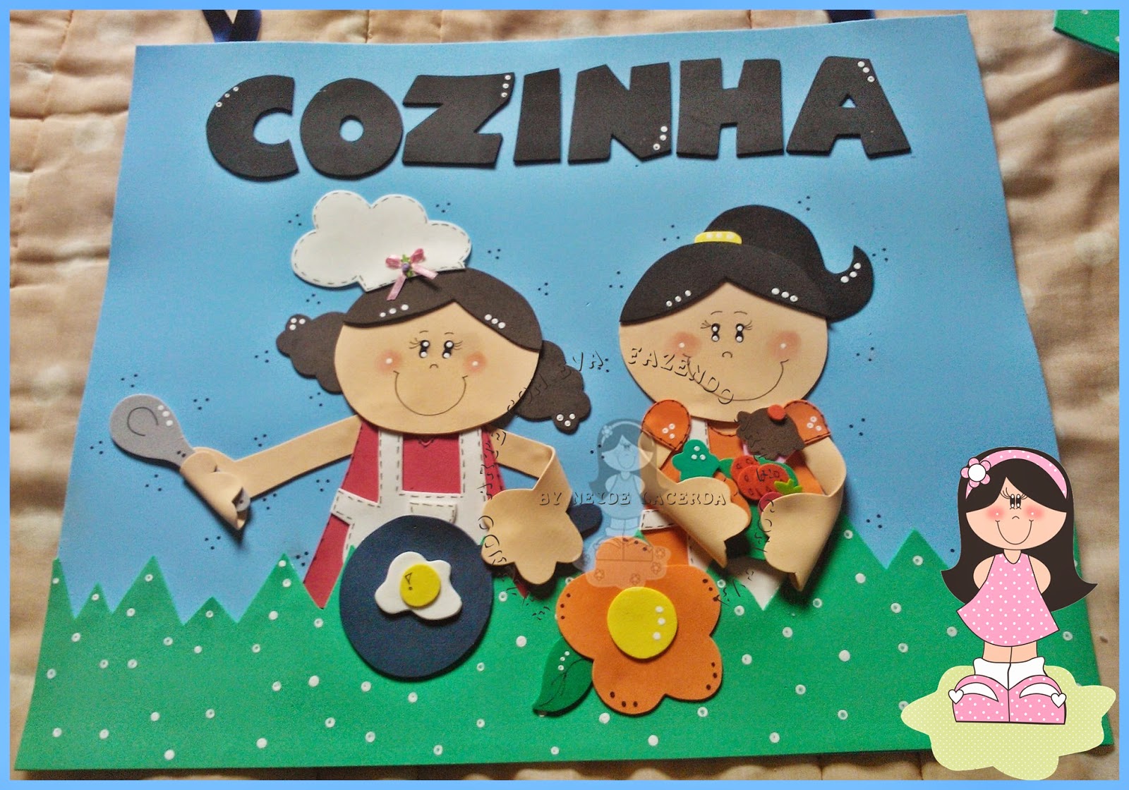 Placas de porta... Ateliê Fazendo Arte by Neide Lacerda.