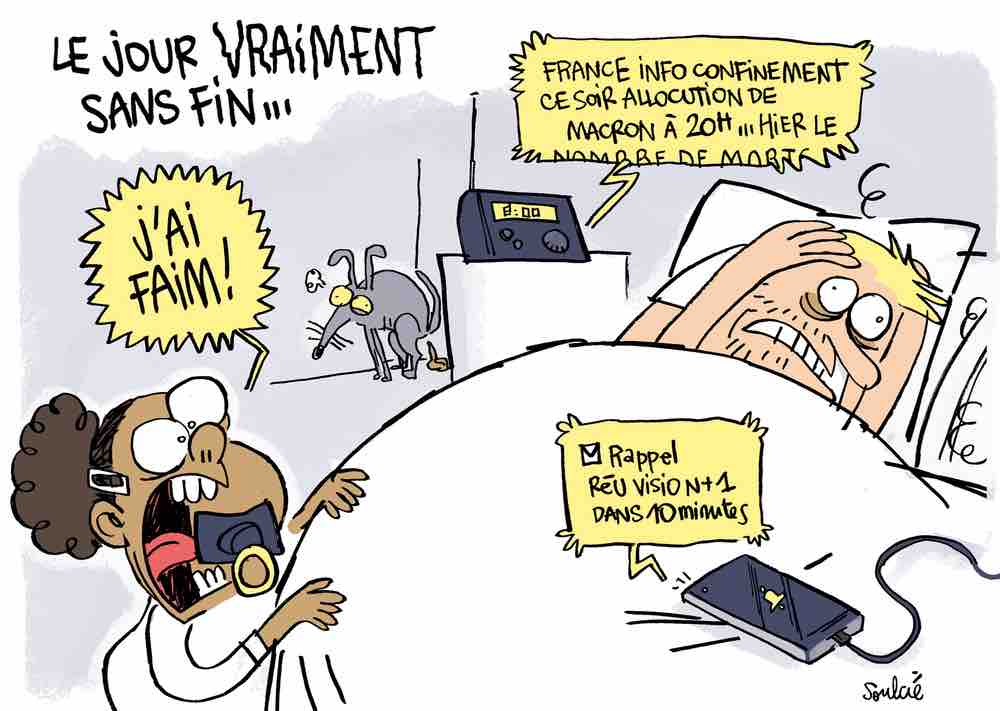 le mur parle: 5 Humour en temps de confinement