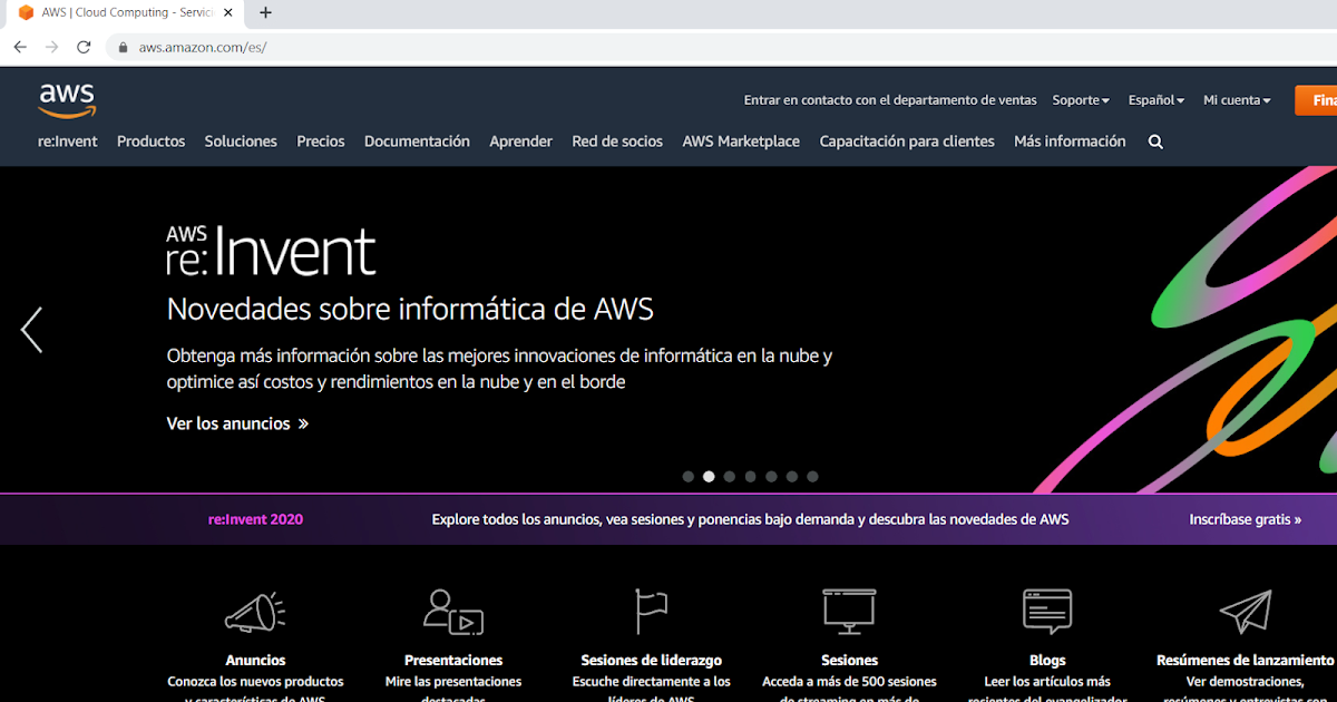 Introducción a AWS de Amazon