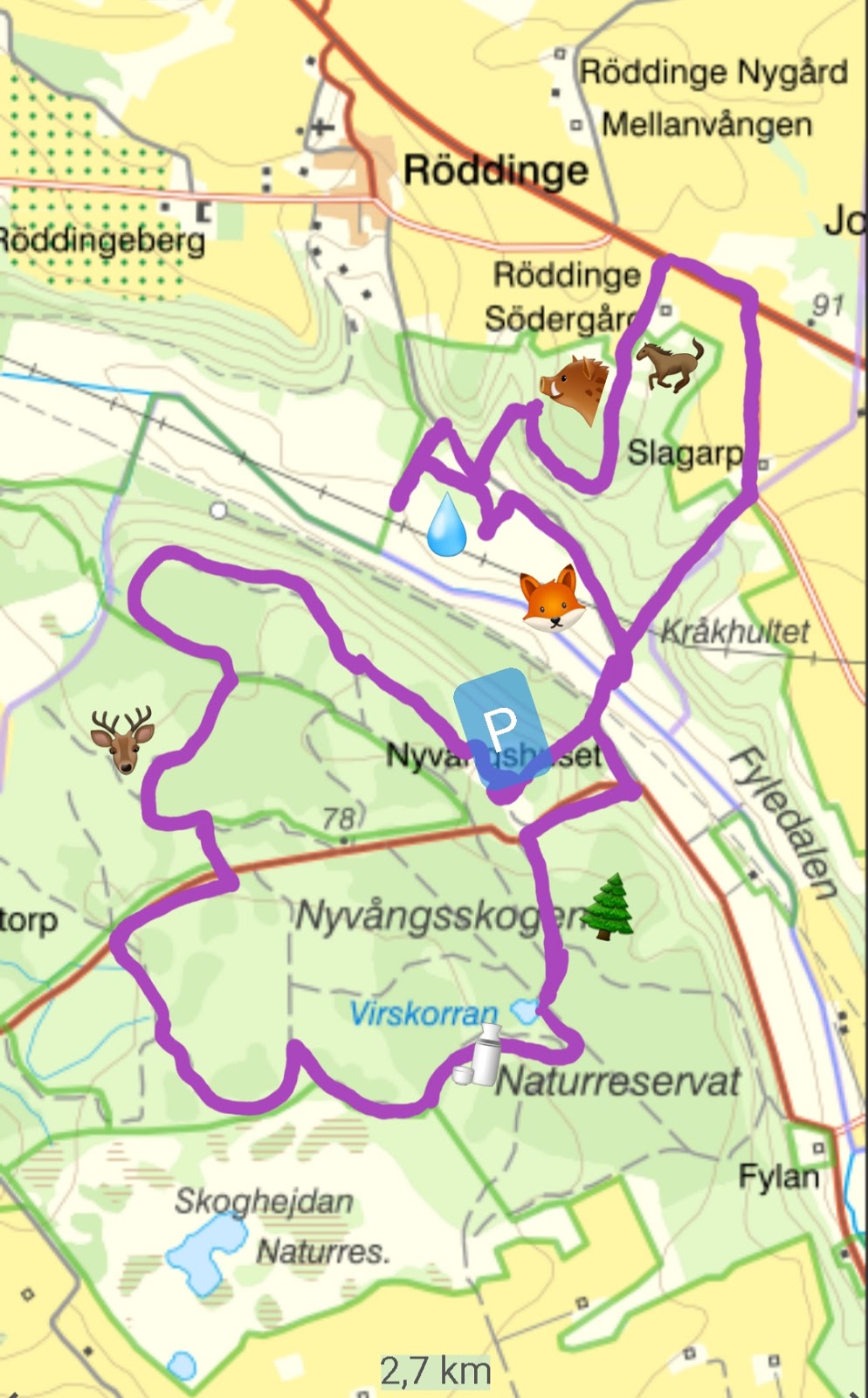 Mina vandringar: Fyledalen