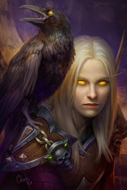 As ilustrações de fantasia inspiradas em games de Oxana Che - [Estou ...