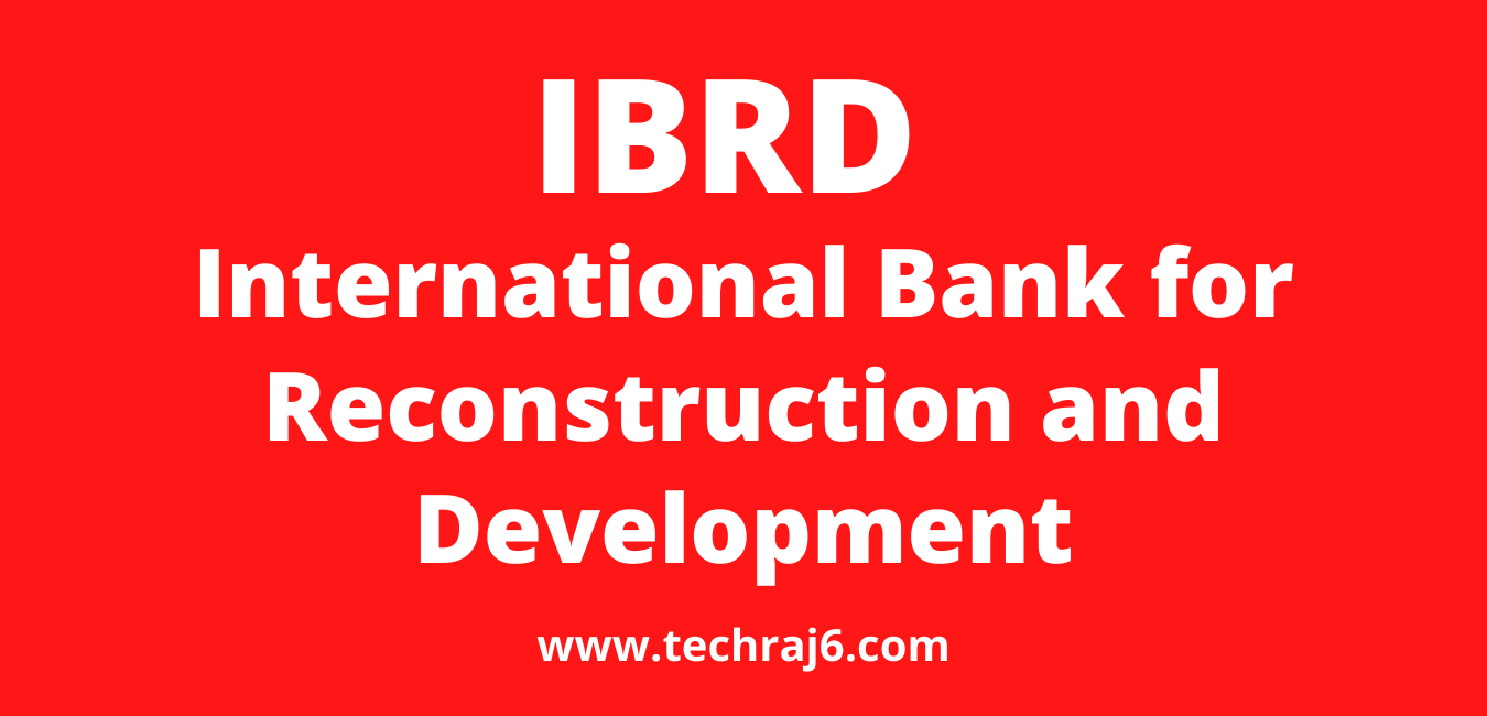 IBRD full form, What is the full form of IBRD