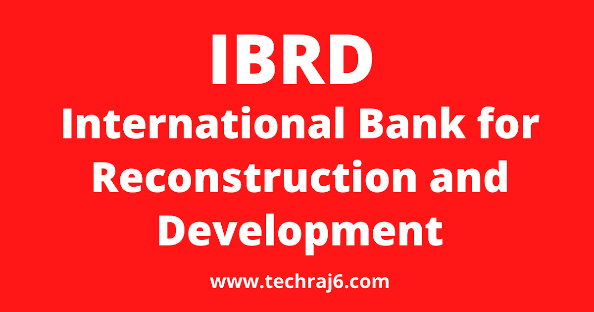IBRD full form, What is the full form of IBRD