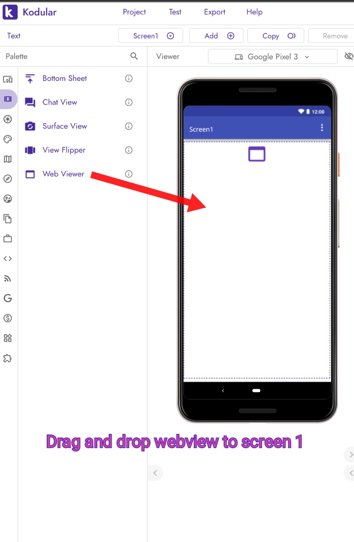 Webview simple tutorial in kodular - Kodular tutorial
