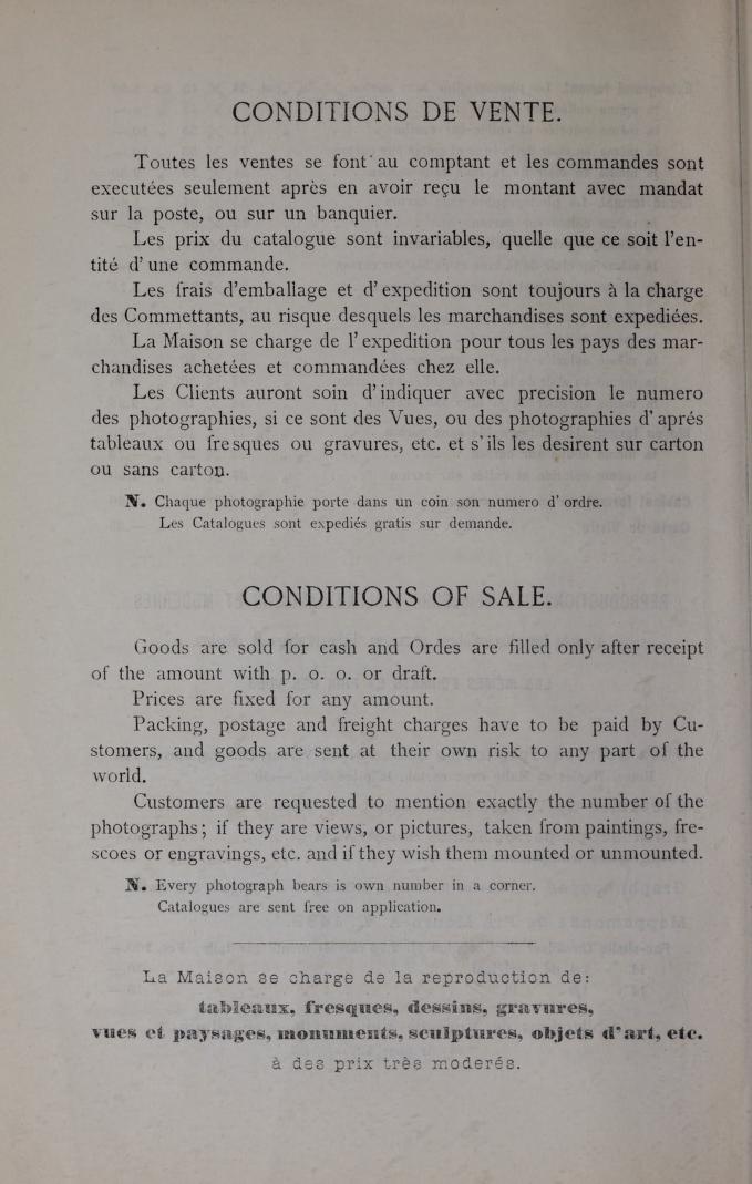 Catalogue général des photographies by Naya, Carlo. The Alethoscope ...