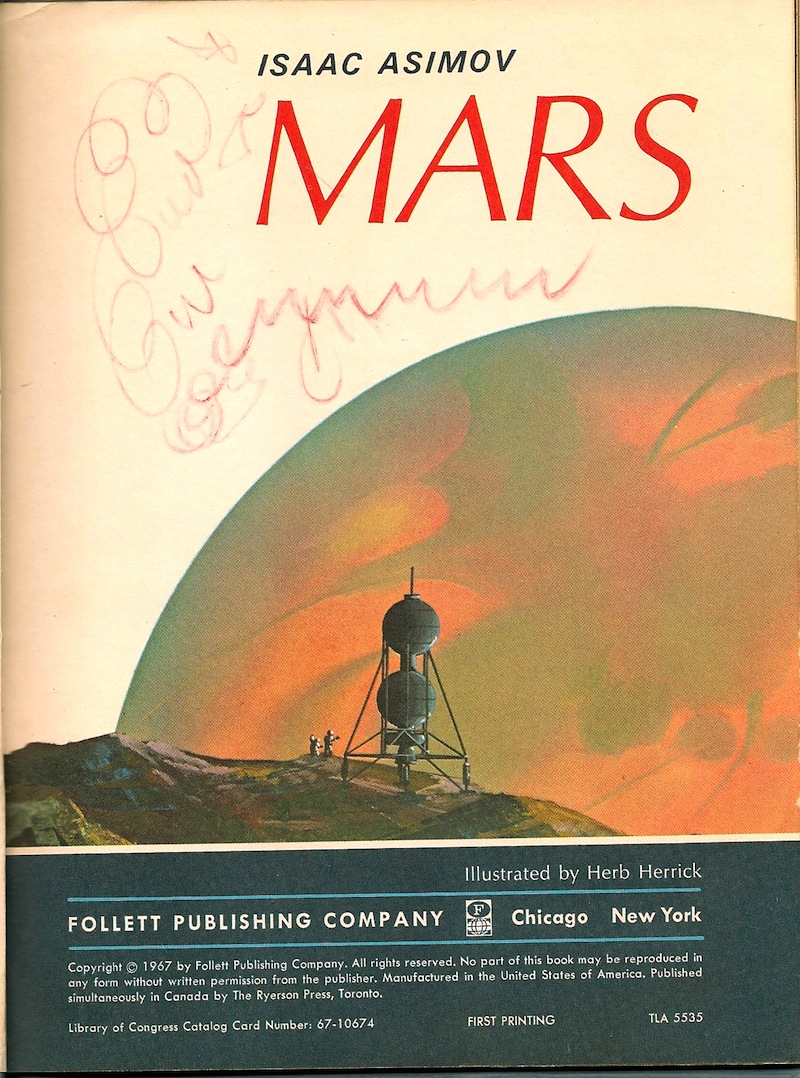 The Secret World of Hazel Catkins: Mars by Isaac Asimov