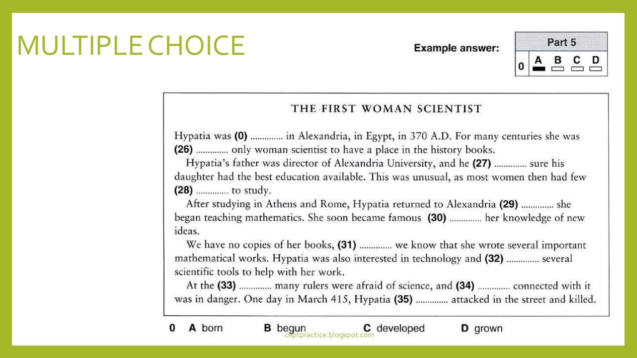 CEPT Practice: CEPT TEST 5