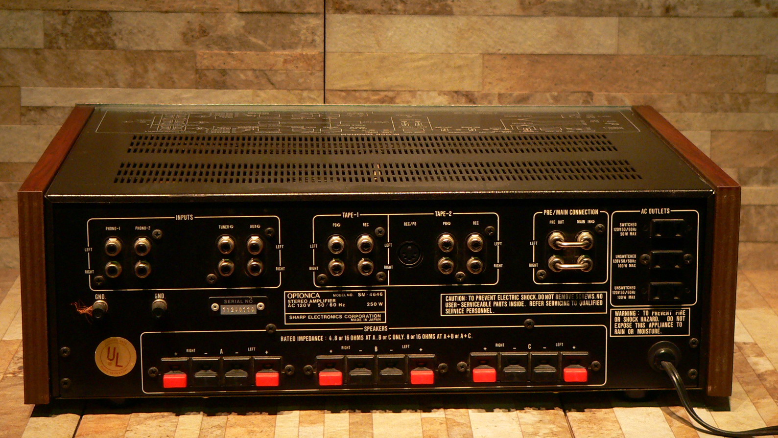 su-distribuidor audio hi-fi and hi-end: AMPLIFICADOR SHARP OPTONICA SM ...