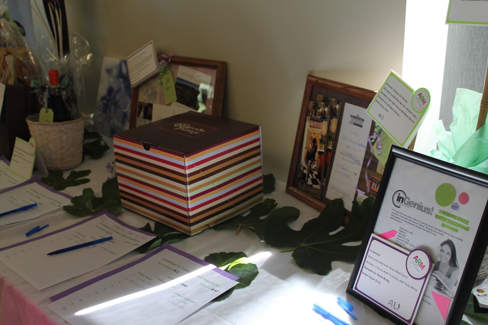 Table Design for Non-profit Fundraiser - Garden Style ~ The Art of Events
