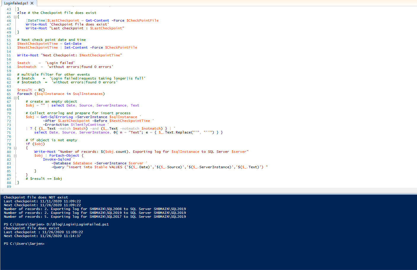 Sql Server Performance And Other Stories “login Failed” And Using