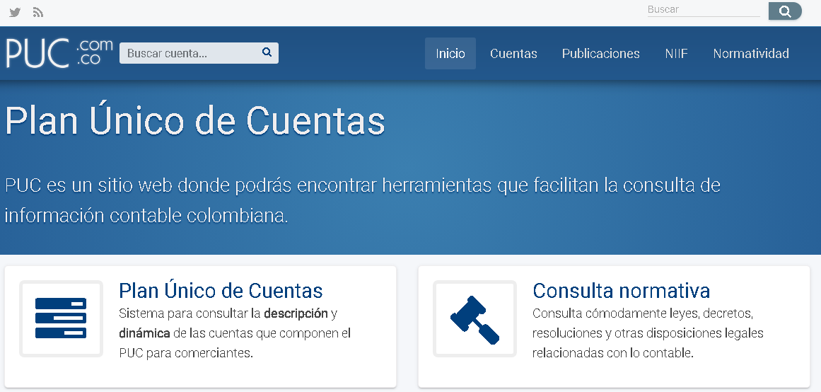 Plan Único de Cuentas (PUC) - Practica Contable Colombia