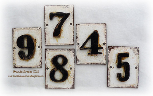 Country View Challenges: Antique number plates