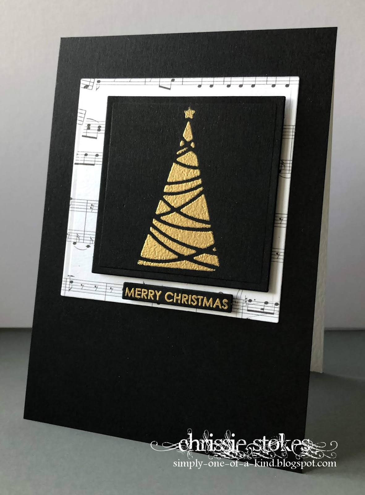 Simply One of a Kind: Gold Embossing