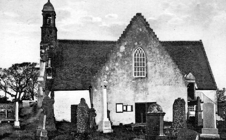 Tour Scotland: Old Photograph Parish Church Fenwick Scotland