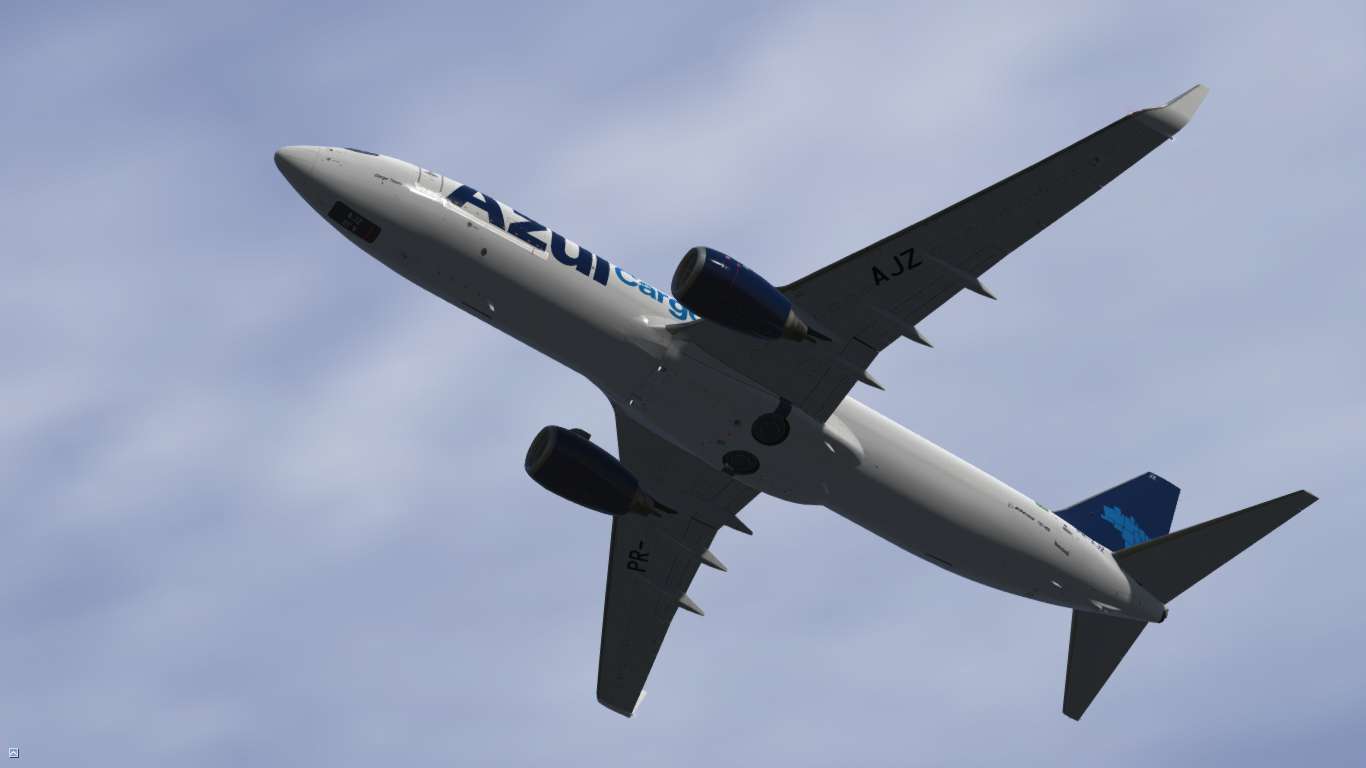 Texturas Brasileiras: Azul Cargo Boeing 737-400SF PR-AJZ