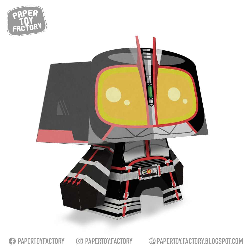 Paper Toy Factory: Kamen Rider Faiz Papercraft