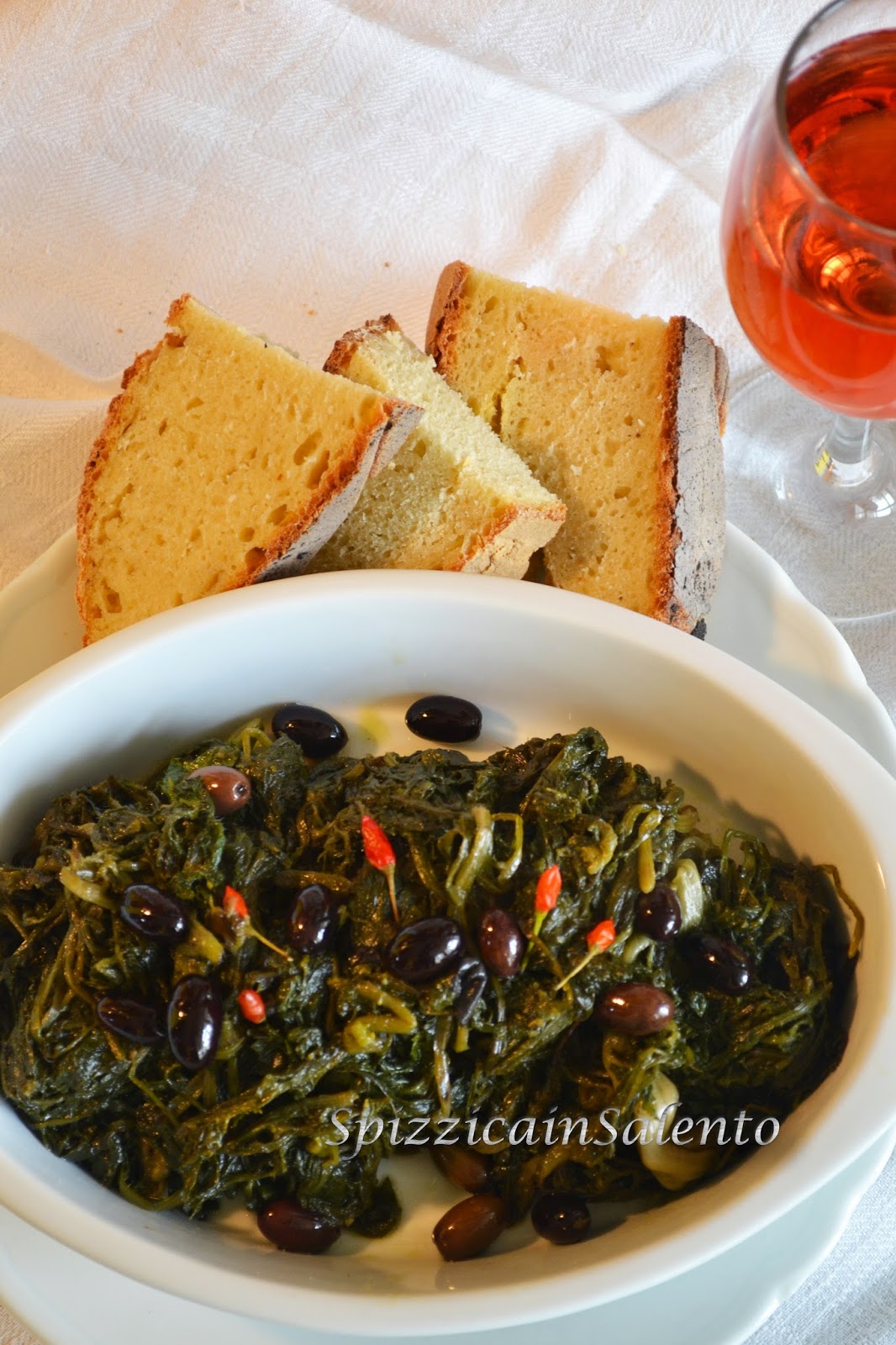 Spizzica in Salento...: La "Fritta" - Paparina con Olive Nere Celline (IT)