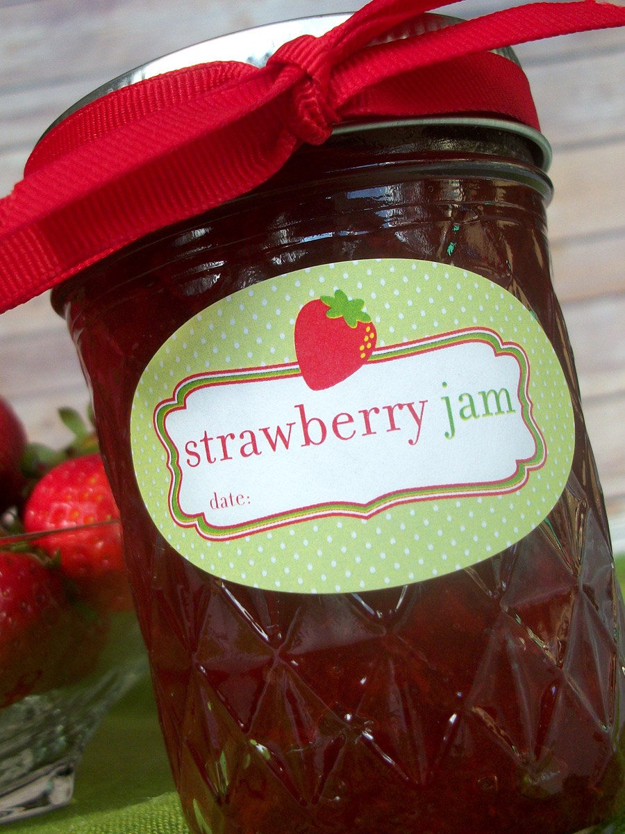 Colorful Adhesive Canning Jar Labels: April 2021