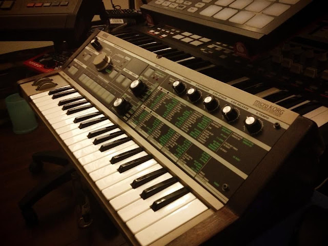 MATRIXSYNTH: Korg Microkorg Synthesizer with Angled Front Panel and ...
