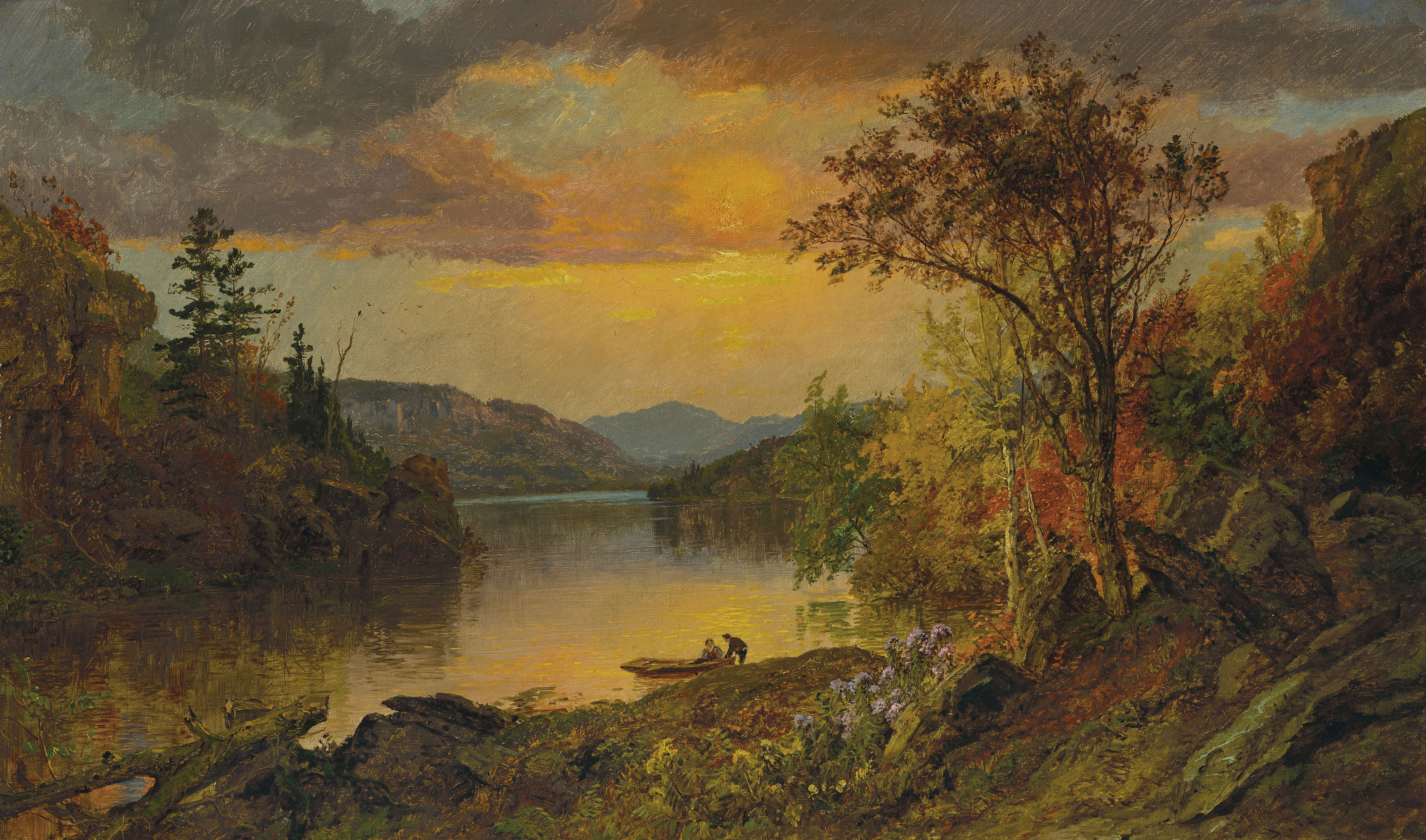 Jasper Francis Cropsey | Hudson River School painter | Tutt'Art ...