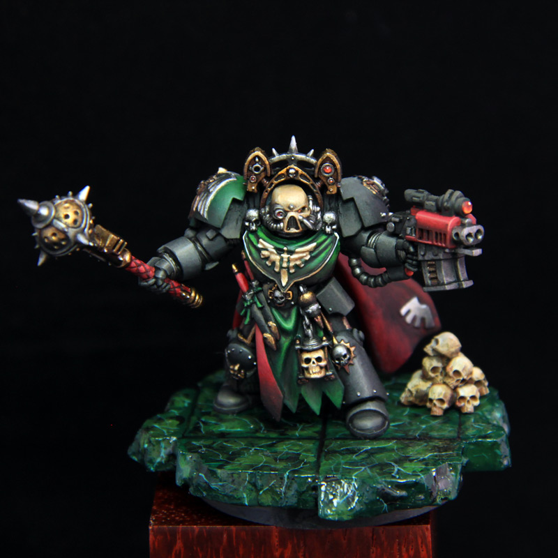 MiniAkh Painting Studio: Dark Angels Terminator Chaplain
