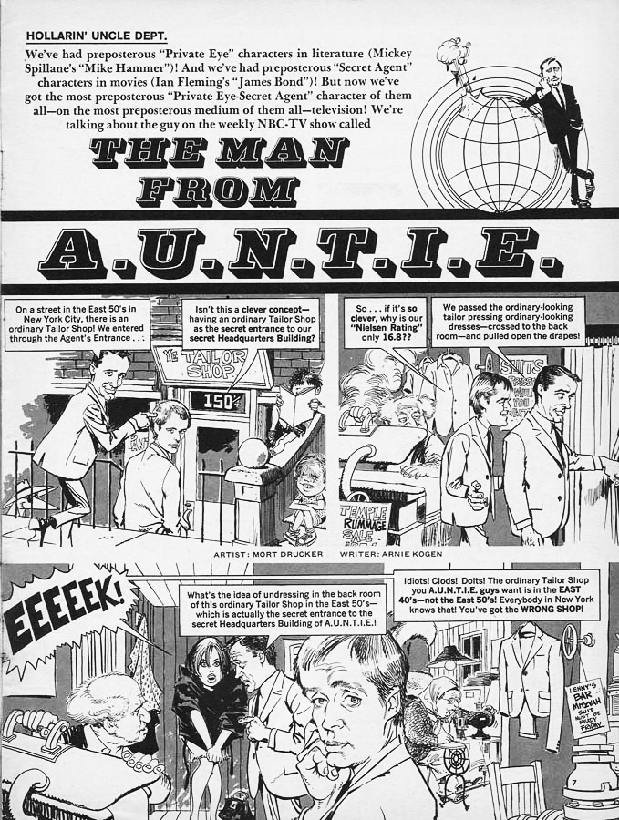 The Man From A.U.N.T.I.E. - the complete Mad magazine parody
