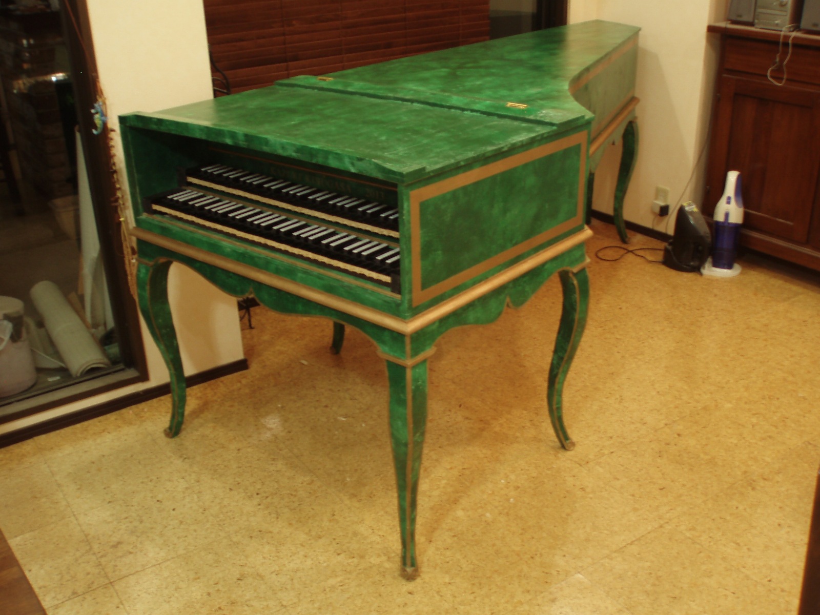 How to make a French Harpsichord: completed french double-manual ...