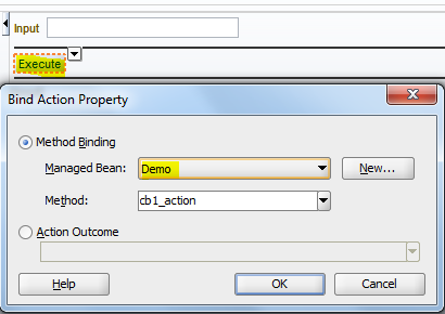 Learning SOA: Binding variable in ADF-Hello World