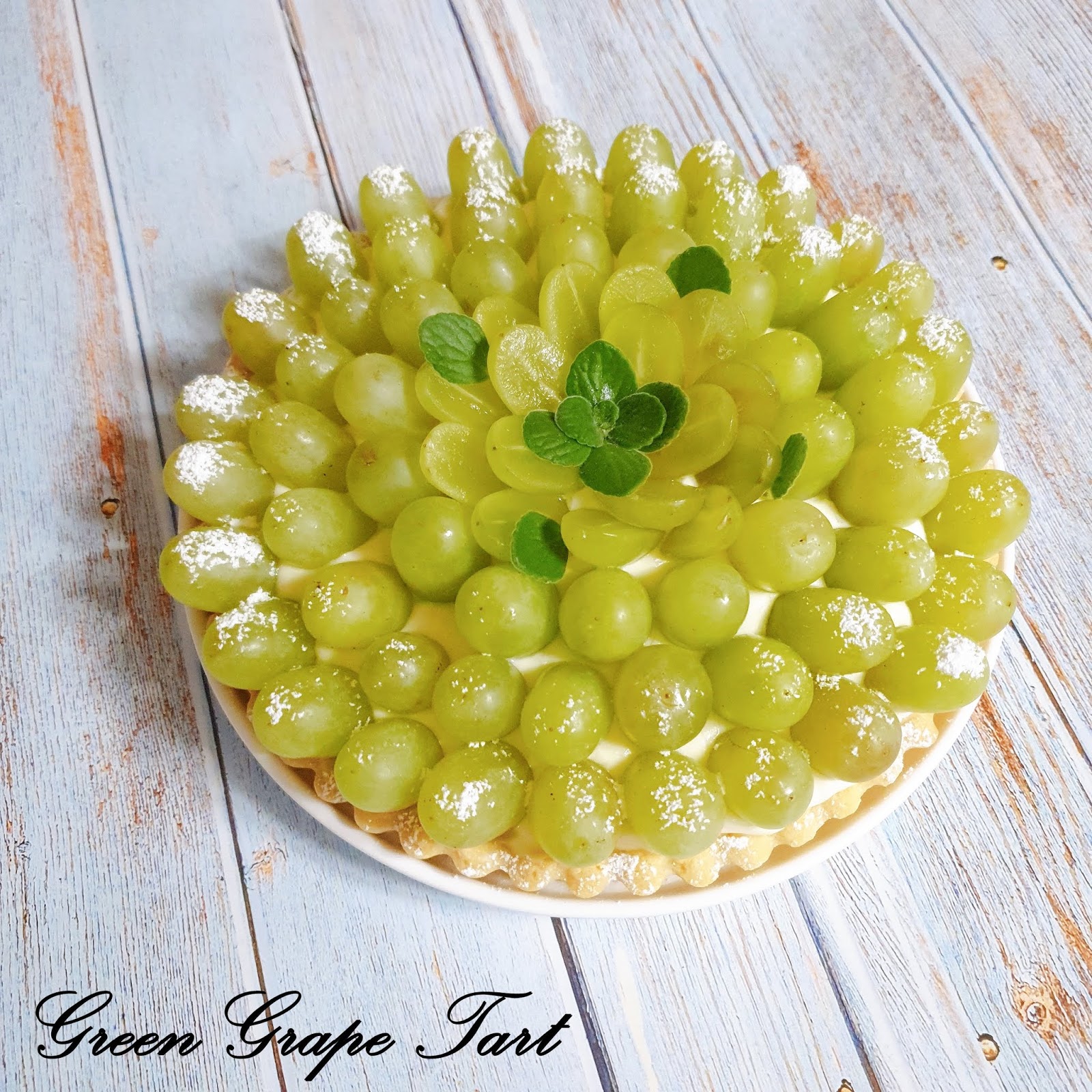 [레시피] 청포도 타르트 만들기 / Green Grape Tart recipe