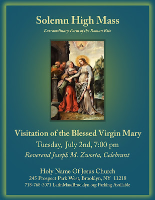 EF Solemn Mass of the Visitation in Brooklyn | Christian News | Before ...