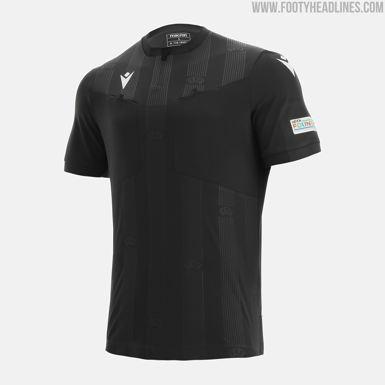 Macron UEFA 2021-22 Referee Kits Released - Pink Gone - Footy Headlines