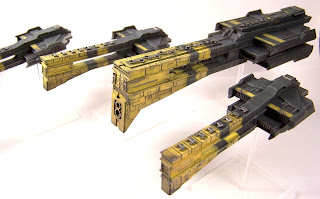 Painting in Space: Firestorm Armada: Cruisers Complete!