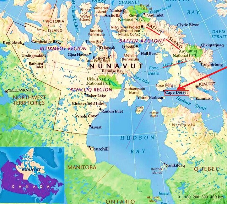 Ultima Thule: Cape Dorset (Nunavut), an art capital on the Arctic ...