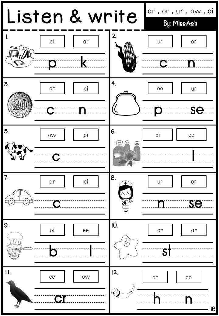 ASH THE TEACHER: YEAR 2 PHONICS MODULE