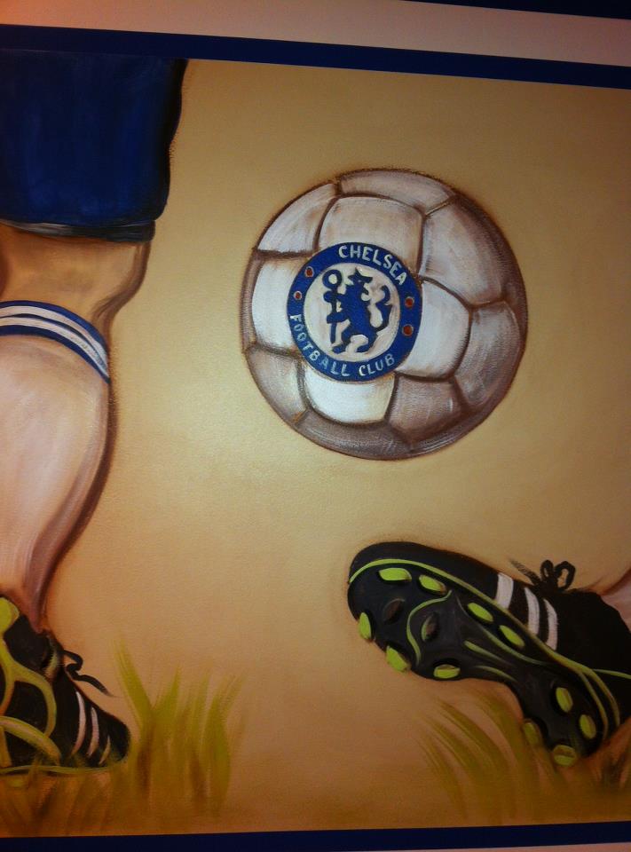Michele Levani- Artist: "Chelsea Soccer Mural" by Michele Levani ...