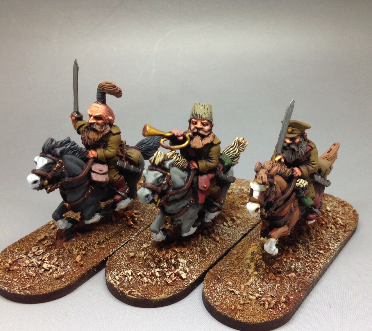 Matt's gaming page (Glenbrook Games): Weird War One Russian Dwarf Cavalry