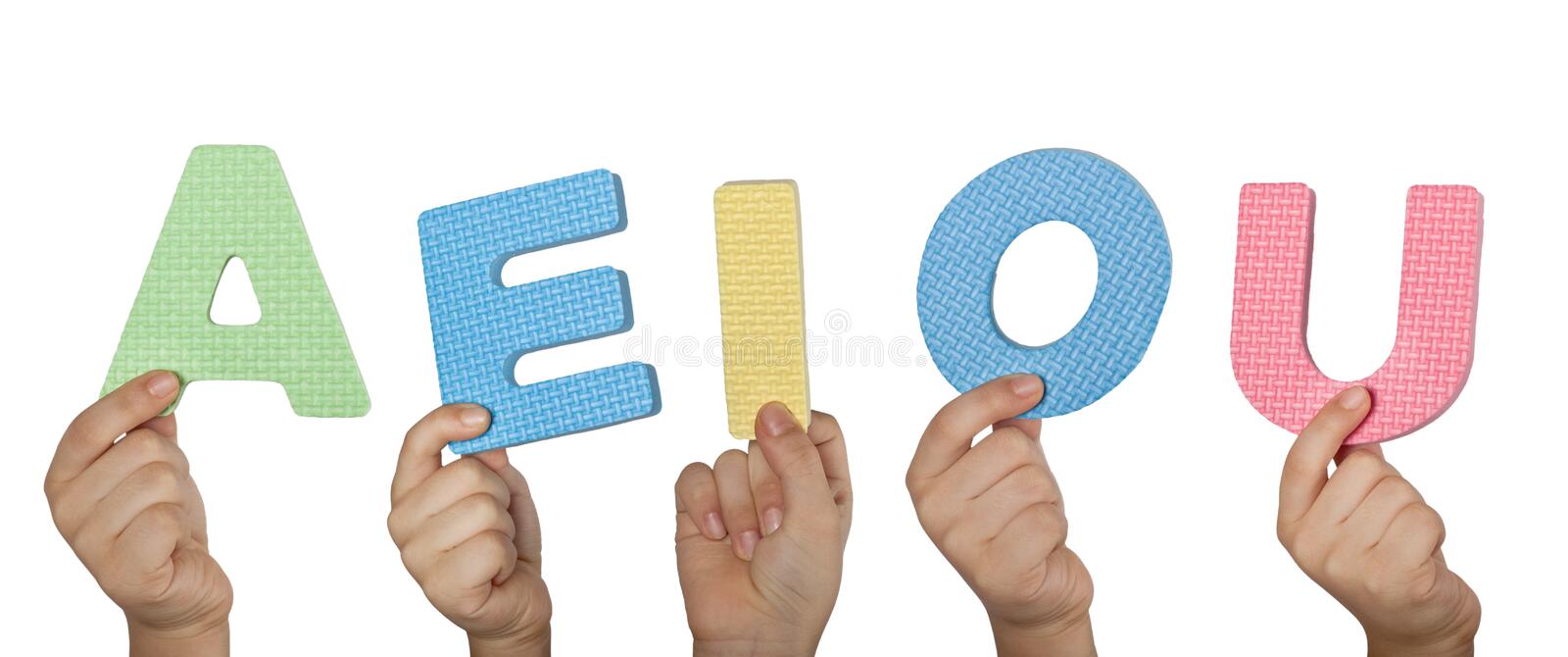 A E I O U a-e-i-o-u