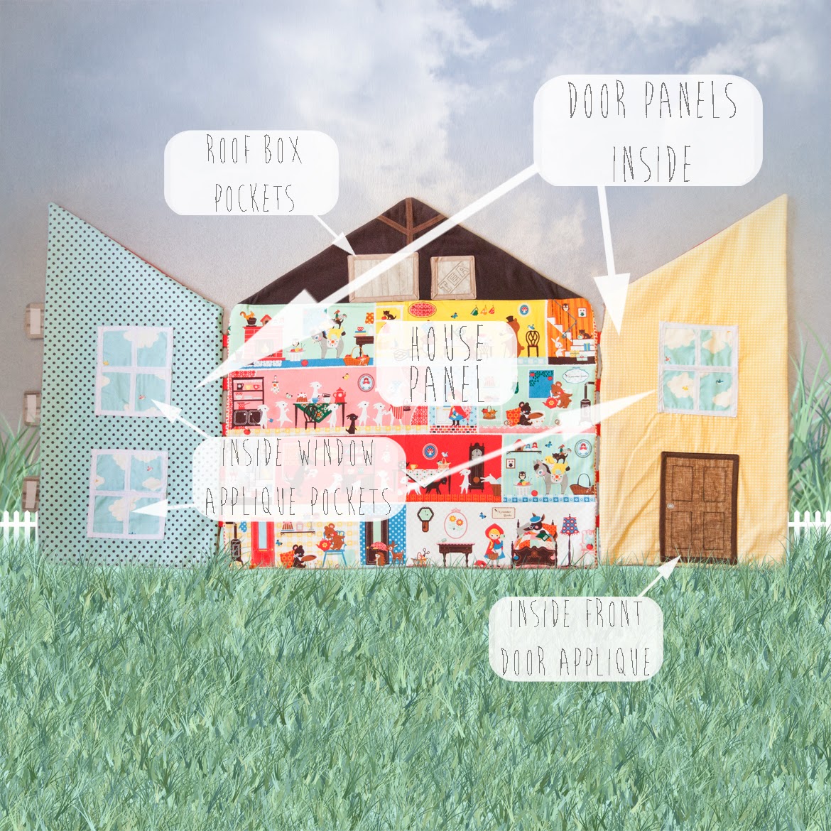 The Eternal Maker Crafts: Little House Playmat Sew Along - Week One