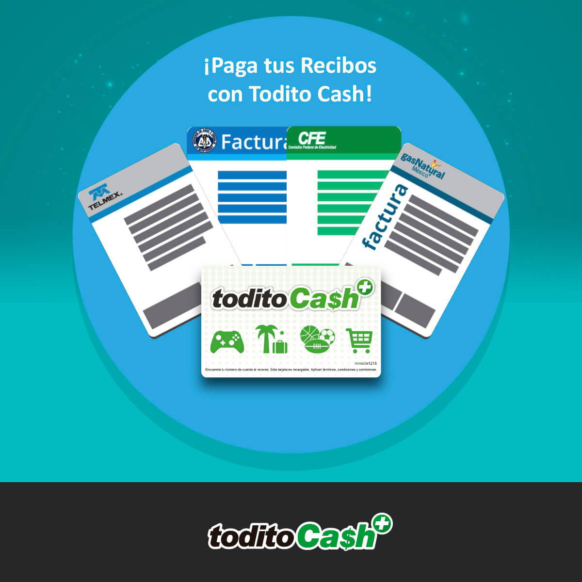 Ya puedes pagar tus servicios con Todito Cash.