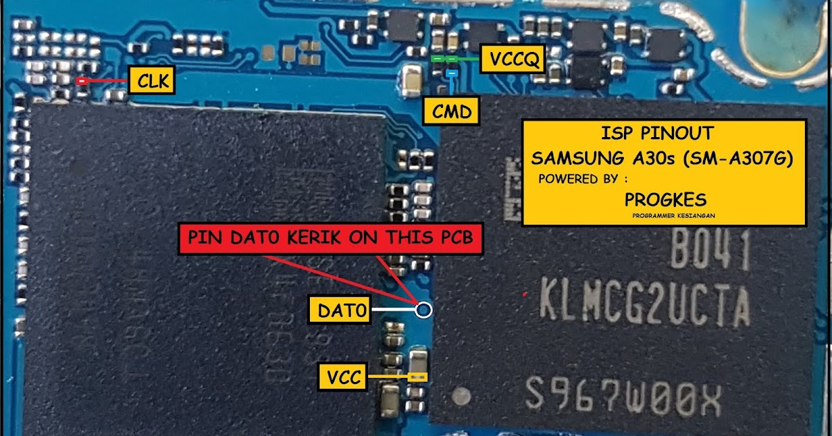 MEDIA CARE TELEKOMUNIKASI INDONESIA: ISP PINOUT SAMSUNG A30s (SM-A307GN/F)