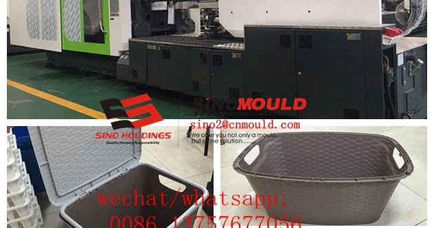 SINO MOULD & DKM: plastic laundry basket molding line offer