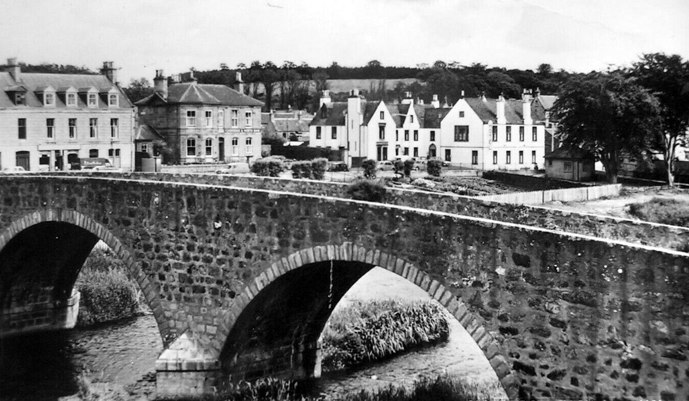 Tour Scotland: Old Photograph Bridge Ellon Scotland