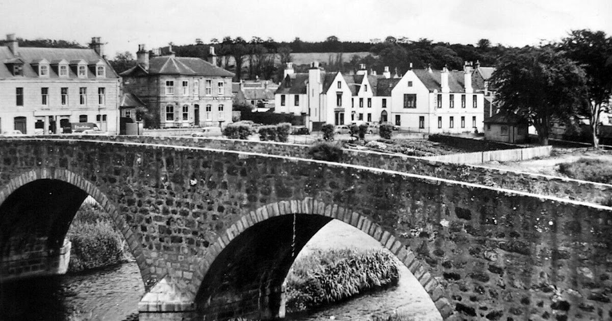 Tour Scotland: Old Photograph Bridge Ellon Scotland