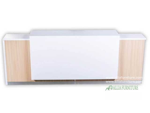 Meja resepsionis minimalis model grafe - Allia Furniture